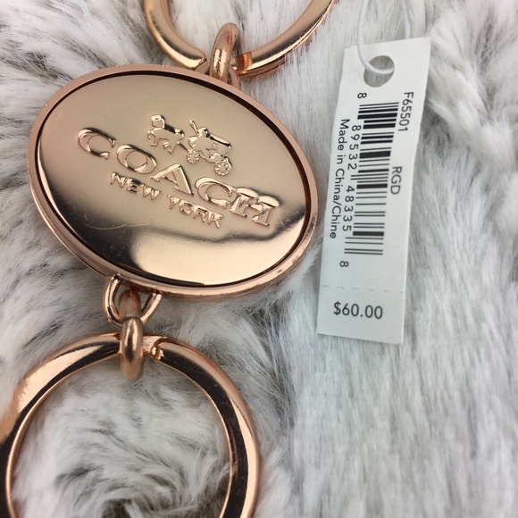 Coach | Accessories | Coach Signature Turnlock Valet Key Ring | Poshmark